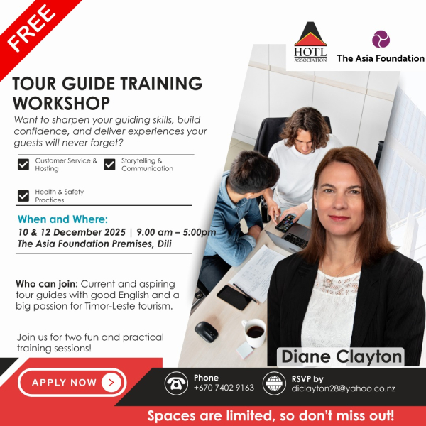 Tour Guide Training Workshop 10 & 12DEC25 - HOTL